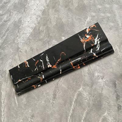 China Pre Painted PVC Plastic Skirting Board Fire Resistance for sale
