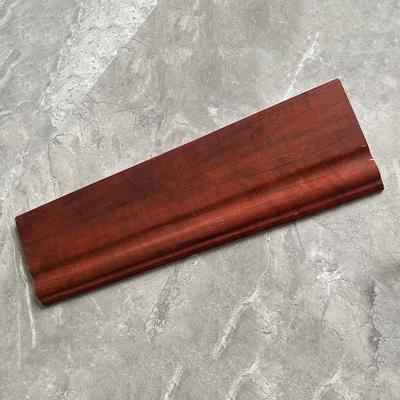 China Smooth Surface Finish 150mm PVC Skirting Board Plastic UV Resistance for sale