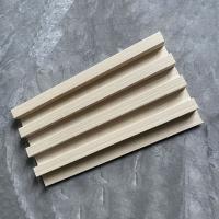China Wood Plastic Composite WPC Vertical Cladding Panels Customization for sale