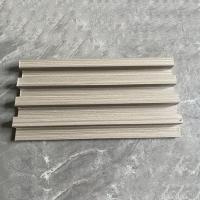 China Wall Decoration WPC Slatted Cladding Outdoor Wall Panel 3D Embossing for sale