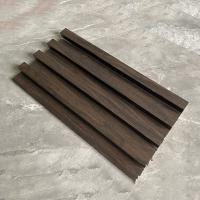 China Anti Aging Wood Plastic Composite Fluted WPC Wall Panels Cladding Exterior for sale