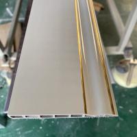 China Waterproof PVC Skirting Board Covers Plastic Customization Length for sale