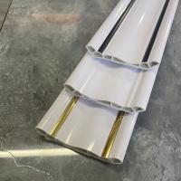 China Customizable Width Commercial PVC Skirting Board Covers Smooth for sale