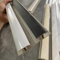 China Moisture Resistant White Solid PVC Skirting Board 60*12*2400mm for sale