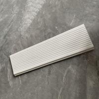 China Indoor Square SPC Skirting Board Handscraped Deep Embossed EIR for sale