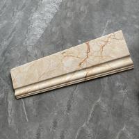 China Indoor Square SPC Skirting Board Handscraped Deep Embossed EIR for sale