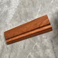 China Glue Installation Square Groove SPC Flooring Skirting Board for sale