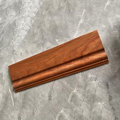 China Glue Installation Square Groove SPC Flooring Skirting Board for sale