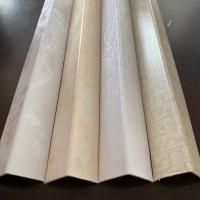 China Length 3m 4m 5.4m WPC Square Corner Products Embossing for sale