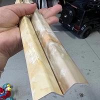 China Flooring Accessory Decorative SPC Skirting Line Glue Installation for sale