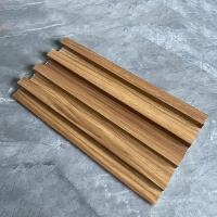 China WPC Fiber Grating Exterior WPC Wall Cladding Sanding Surface Treatment for sale