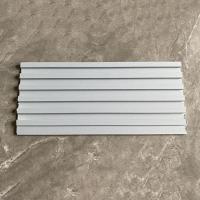 China Groove Hollow Wood Plastic Composite Slatted WPC Wall Cladding Customization for sale