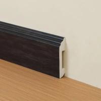 China Rectangular WPC Skirting Laminate Floor Skirting 80*16*2000mm for sale