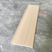 China 3mm Thickness Plastic Skirting Board 120mm For Supermarkets for sale