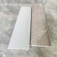 China Stylish Grey 2mm Pvc Bathroom Skirting Board Modern Interiors for sale