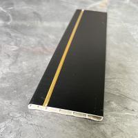 China Durable Solid Pvc Skirting Board Decorative Lines Embossed for sale