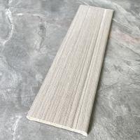 China Waterproof 150mm Pvc Skirting Board Decorative For Sophisticated Interiors for sale