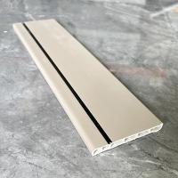 China Solid 150mm White Pvc Skirting Board Waterproof for sale