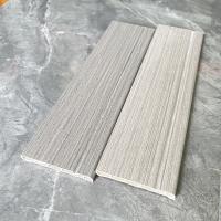 China Solid 150mm White Pvc Skirting Board Waterproof for sale