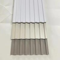 China WPC Fiber Grating White Grey Brown Home Decorative Board with Easy Installation / Low Maintenance for sale