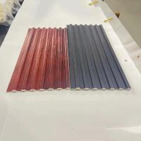 China WPC Fiber Grating White Grey Brown Home Decorative Board with Easy Installation / Low Maintenance for sale
