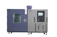 China LCD Touchscreen Control Large Inner Glass Door Climatic Test Chamber With Hand In Hole for sale