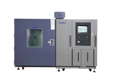 China LCD Touchscreen Control Large Inner Glass Door Climatic Test Chamber With Hand In Hole for sale