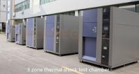 China 3-zone Environmental Thermal Shock Chamber with high Performance Capacity for sale