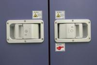 China KOMEG Two Zone Basket Style  Thermal Shock Test Chamber With ISO Certification for sale