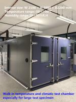 China High Reliability Temperature And Humidity Walk-In Chamber For Large Test Specimens for sale