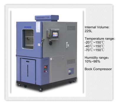 China LAB 150L Programmable Humidity And Temperature Controlled Chamber With Touch Screen for sale