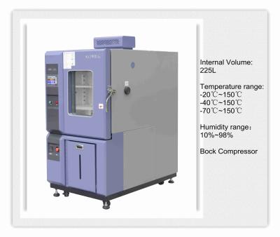 China 225L Humidity Environmental Test Equipment With 7 Inch LED Touchscreen for sale
