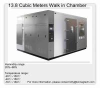 China Programmable Water Cooled 13CBM Climate Walk-In Chamber For Electronics for sale