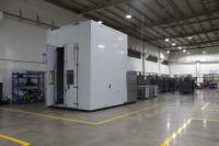 China Stainless Steel Walk-In Chamber Environmental Solar Panel Testing Single / Cascade Cooling for sale