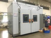 China Laboratory double door air-cooled 15L walk-in chamber with lighting device for sale