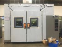 China Laboratory Double Door Air - Cooled 15L Walk In Test Chamber With Lighting Device for sale