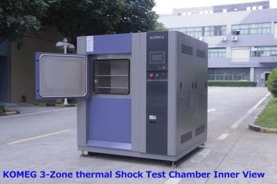 China Three - Slot Thermal Shock Test Chamber For Testing Chemical Changes Caused By Thermal Expansion And Contraction for sale