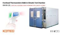 China IR Thermometer Walk In Climatic Test Chamber With Double Door for sale