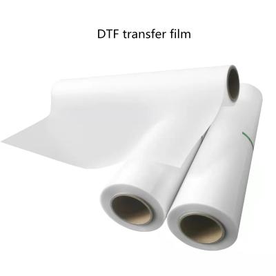 China DTF printing film 42cm*100M glossy Matte White ink printing Film for garment for sale