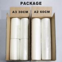 China Waterproof DTF film 30CM*100M Double-Sided Matte White ink printing Film for Natural and Soft Colors for sale