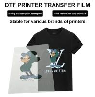 China DTF printing film 42cm*100M glossy Matte White ink printing Film for garment for sale