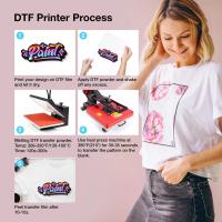 China 13inch  33 cm DTF Clear PET Heat Transfer Paper Cold & Hot Peel DTF Transfer Paper for  All DTF Printers & Material for sale