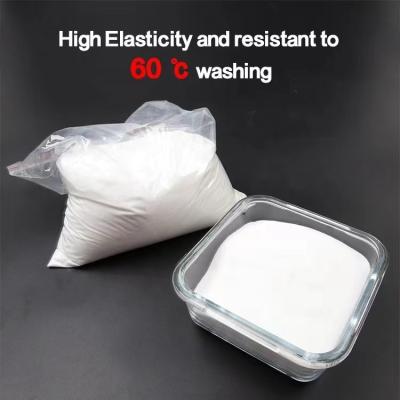 China White DTF Powder Water Resistant Hot Melt Adhesive Powder With DTF Transfer Film for sale