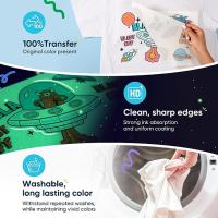China Glow in Dark DTF printing  Material Luminous DTF Film High Visibility Heat Transfer Type for Textile Applications for sale