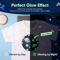 China Glow in Dark DTF printing  Material Luminous DTF Film High Visibility Heat Transfer Type for Textile Applications for sale