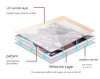 China Instant Dry UV DTF Polymer Printing Film 30cm For Glass Wood Leather Metal Acrylic for sale