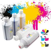 China CMYKW 5 Colors Water Based DTF Pigment Ink 1000ML For XP600 I1600 I3200 Printer for sale
