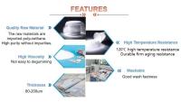 China Textile Heat Transfer Black DTF Powder Adhesive Hot Melt DTF White Powder for sale