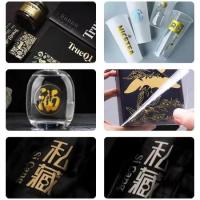 China Digital UV Printing Material UV Transfer Stickers Logo Gold Foil DTF Printer Film for sale