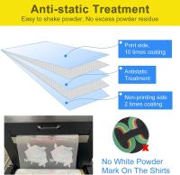 China A4 / A3 DTF Printer Film Cold Peel 75U Thickness PET Release Film Non Adhesive for sale